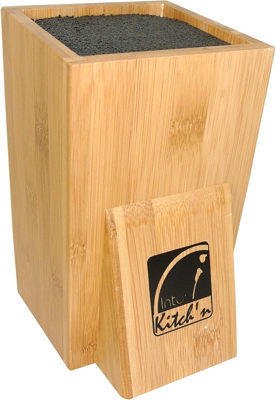 Universeel messenblok hout range leeg | bol