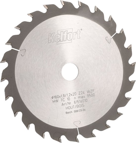 CIRKELZAAGBLAD HM 160X20 1.8/1.2 24WZF | bol
