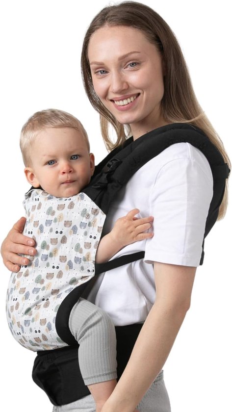 Panda Heupdrager, ergonomische babydrager voor kinderen van 7-15 kg ...