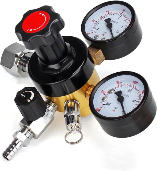 Dual Gauge Quick Disconnect Bier Regulator Met Veiligheid ...