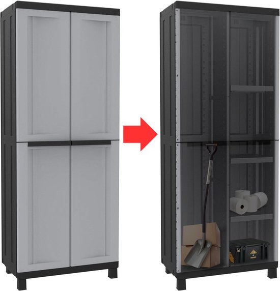 Tuinkast - Tuinkist - Tuinkasten voor Buiten - Tuinberging - Kunststof ...