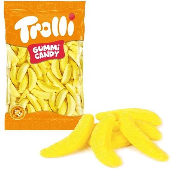 Trolli Gesuikerde Bananas - 1 kilo | bol