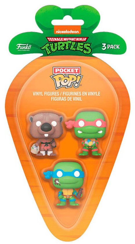 Funko Pop! Wortel Teenage Mutant Ninja Turtles Splinter Leonardo ...