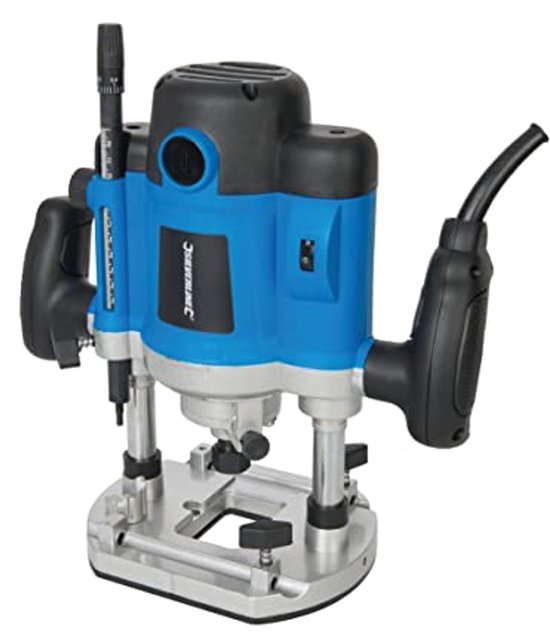 Bovenfrees met variabele toerentalregeling en 5-delige freesset, 2050 W ...