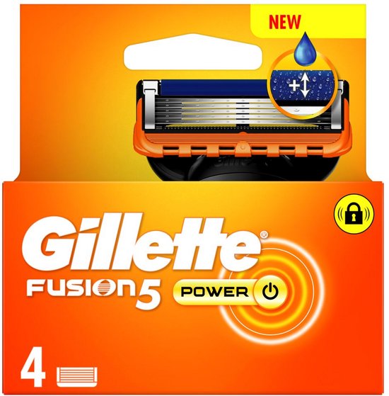 Gillette Fusion5 Power Scheermesjes (4 Mesjes) | bol