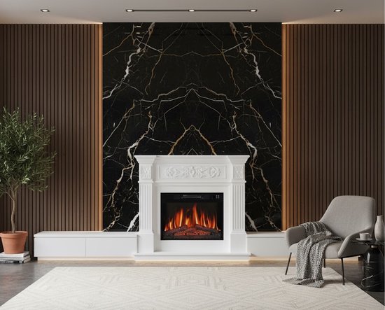 Elektrische Open Haard Toscana Luxe Flame AF23W – Vrijstaande LED ...
