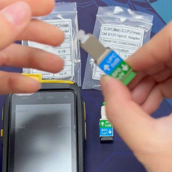 SC UPC naar SC APC Adapter - 1200Nm~1600Nm - Hybrid SM9/125 | bol