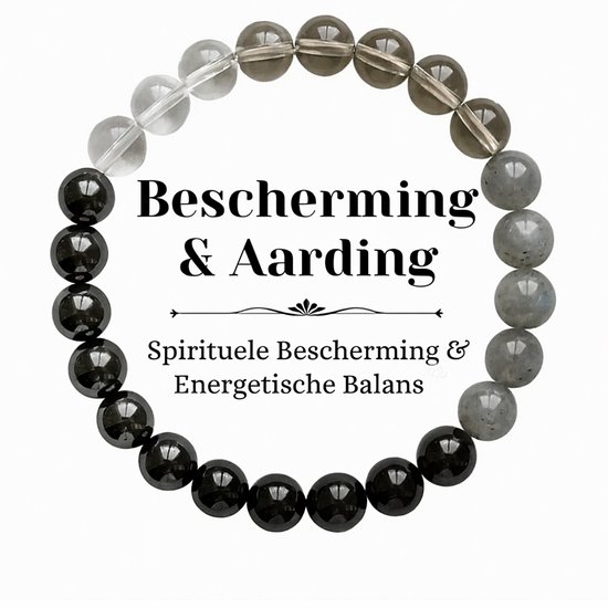 S4H Protection & Grounding Armband 8 mm kralen – Spirituele Bescherming ...