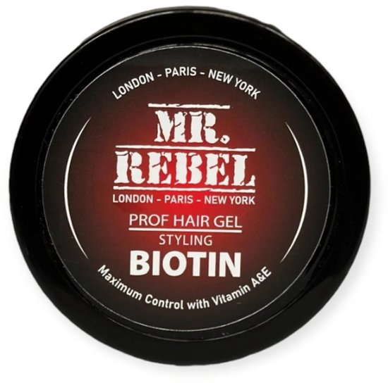 Mr Rebel Haargel Bubble Gum Biotine 450 ml - Haar wax - Haar Gel ...