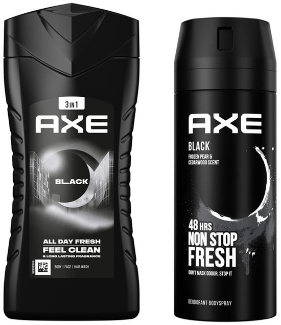AXE Black - Pakket - Douchegel & Deo Spray | bol