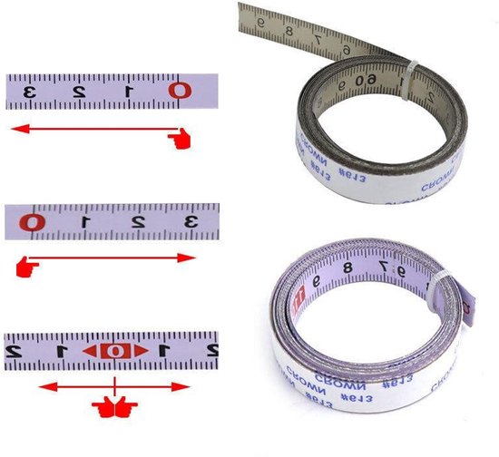 Allecto Plus - Zelfklevende Baanstrips voor Verstekzagen, Lintmeter 2m ...
