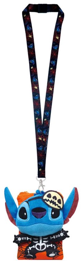 Monogramme Int. Lilo & Stitch Cordon Stitch Squelette avec Porte-Carte Porte-clés | bol