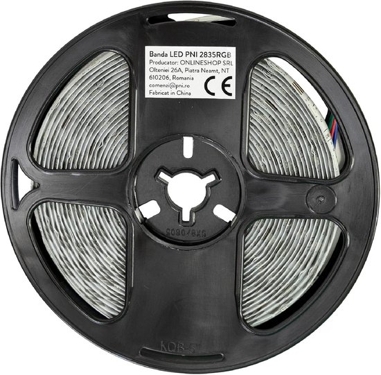 Dimbare RGB LED-strip 5 meter met afstandsbediening en IP65 bescherming ...