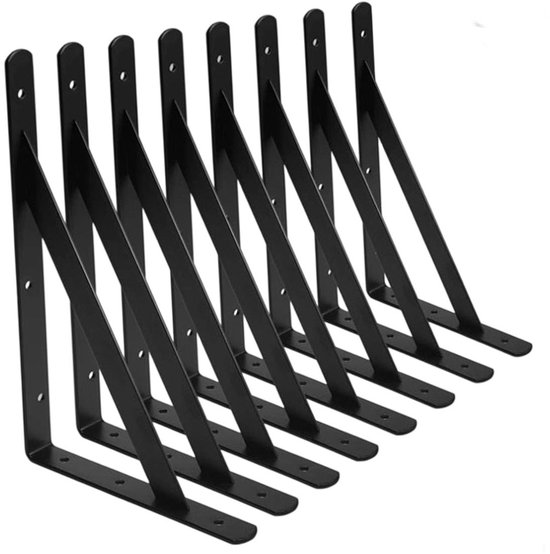 Muursteun Hoekbeugel - 10x Driehoekige Steun 150x95mm Met Schroeven ...