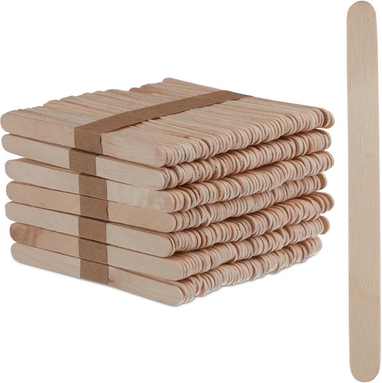 2000x ijsstokjes hout - knutselhoutjes - houten stokjes | bol