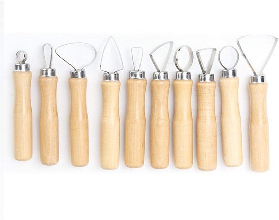 Keramische klei gereedschappen set voor beeldhouwen en modelleren - 10 ...
