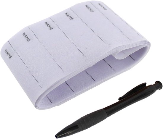 Kledinglabels - strijklabels - 200 Stuks + Pen - Opstrijk Naamlabels ...