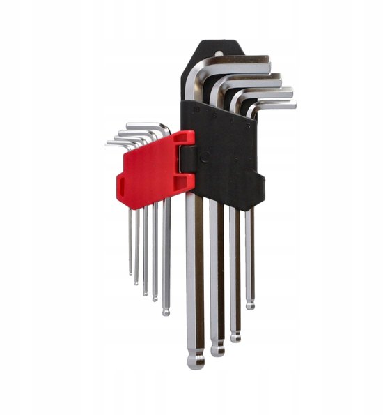 Draumet Inbussleutelset met kegelbeker - 9 delig (1,5-10mm) | bol