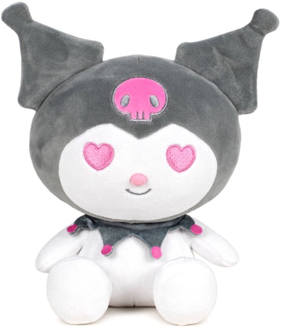 Kuromi (Grijs) Hello Kitty Pluche Knuffel 20 cm - Speelgoed Knuffels voor Kinderen... | bol