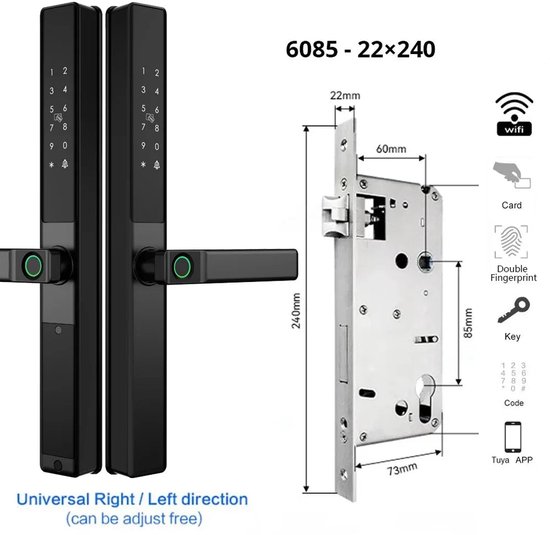 Vingerafdrukslot – Slimme Deurslot – Elektronisch Slot – Smart Lock ...