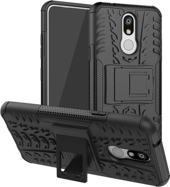 Rugged Hybrid LG K40 Case - Zwart | bol.com