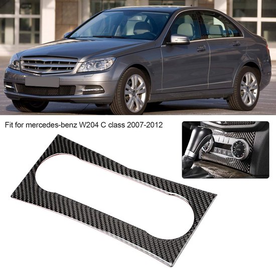 Interior Trim Car Carbon Air Condition Panel Cover Trim Fit Voor Benz ...