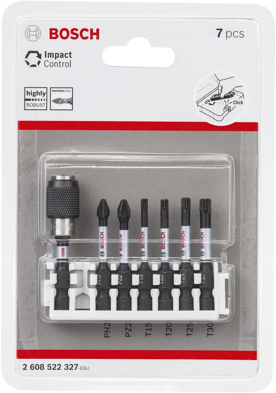 Impact Power Bit 50mm, 7x, bithouder | bol