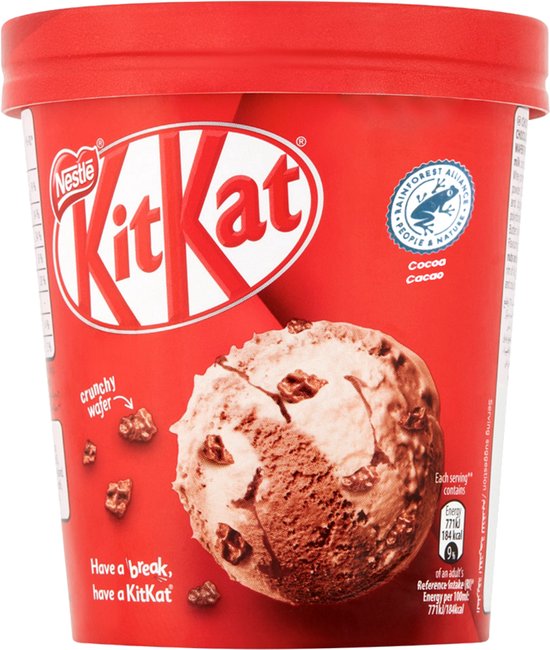 Nestlé KitKat IJs - IJs - Crunchy Wafer - Krokant & Chocolade - 8 ...