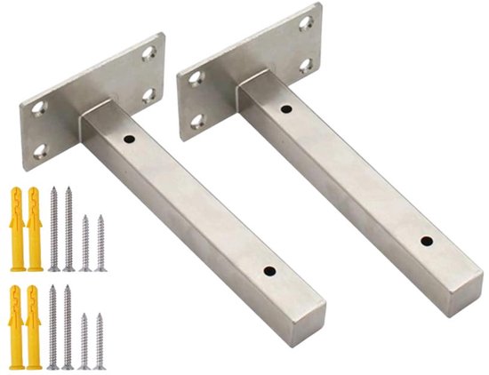 RVS beugel - XXL - 2 stuks - 40 cm lang - RVS plankbeugel - Zware ...