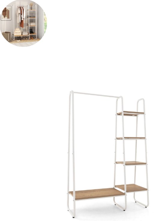 Open Kledingkast - Slaapkamer - Kledingkasten - Ladekasten - Kledingrek ...