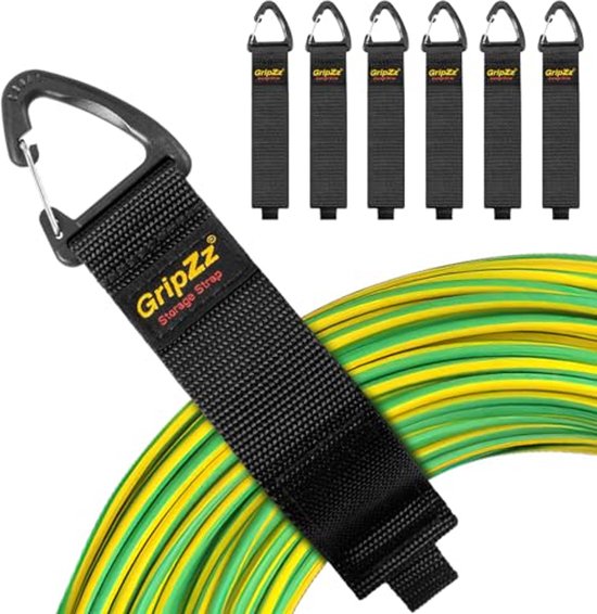 Kabel-organizer en hangers (6-delige verpakking) - Klittenband ...