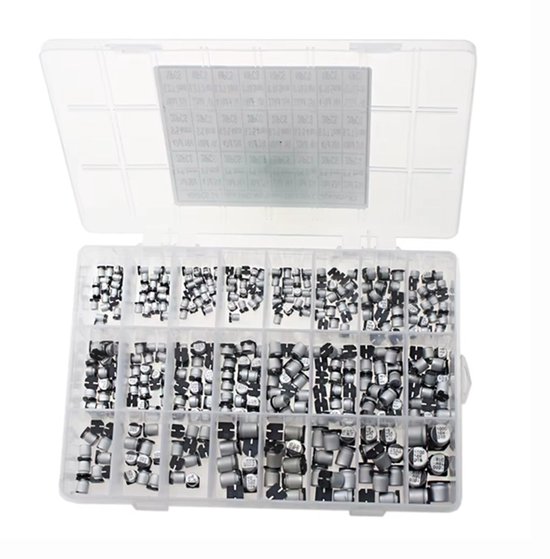 SMD Aluminium Elektrolytische Condensator Assortimentsset – 400 Stuks ...