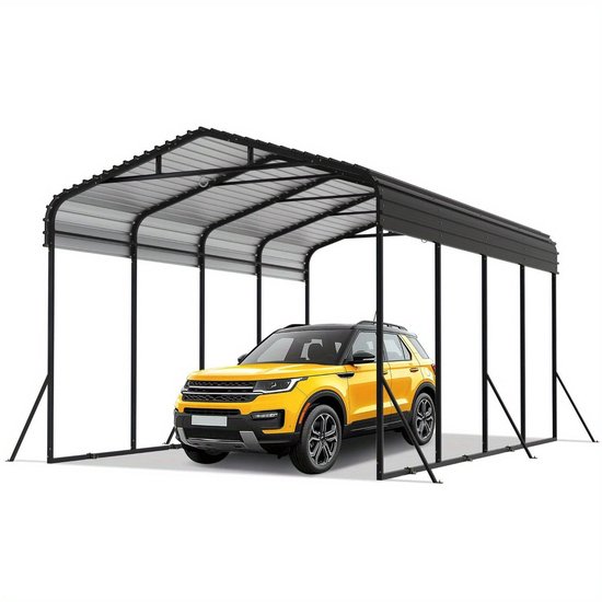Metalen Carport – Garage Tent – Voertuig Overkapping – Auto Garage ...