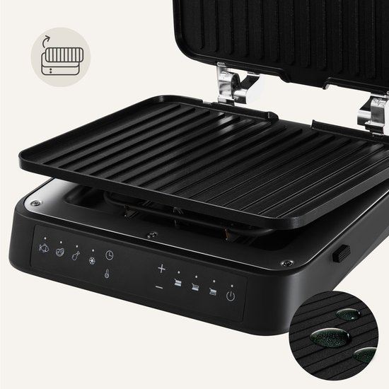 Zeegma Grill Chef 3.0 - Tosti apparaat - Contactgrill - 2000W - Grill ...