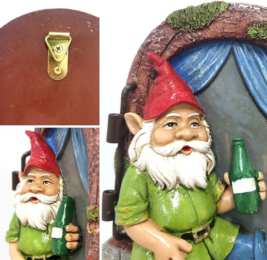 Decoratie - Tuinbeelden Dronken kabouter - Boomsculptuur Tuindecoratie ...