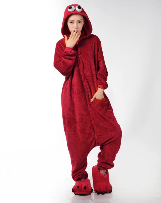 Rode Beer onesie maat L - Dieren – Verkleedkleren - dames - heren ...