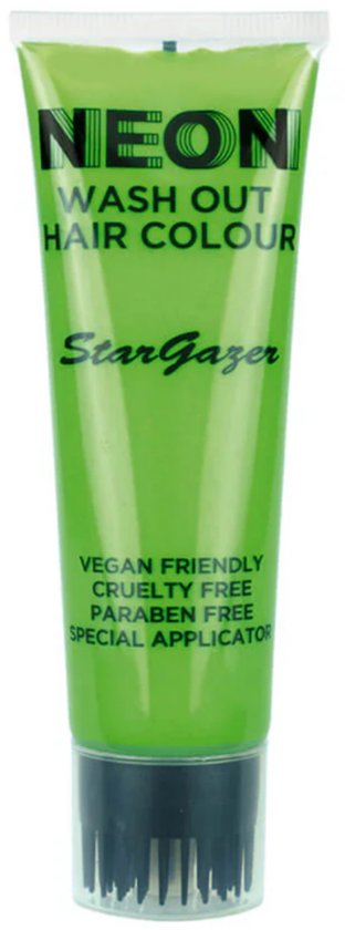 Stargazer | Neon Hair colour Green - Wash-Out - 50ml - Vegan | bol