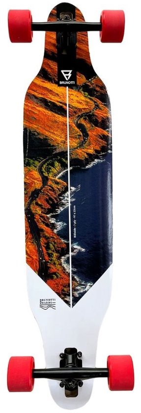 Brunotti Boards Hillside Longboard - Blue - ONE SIZE | bol