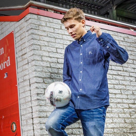 Feyenoord Overhemd FR, Blauw, Heren (XS) | bol.com