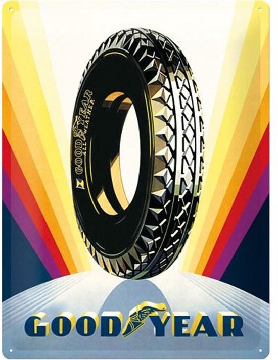 Tin Sign 'Goodyear' 30 x 40 cm | bol.com