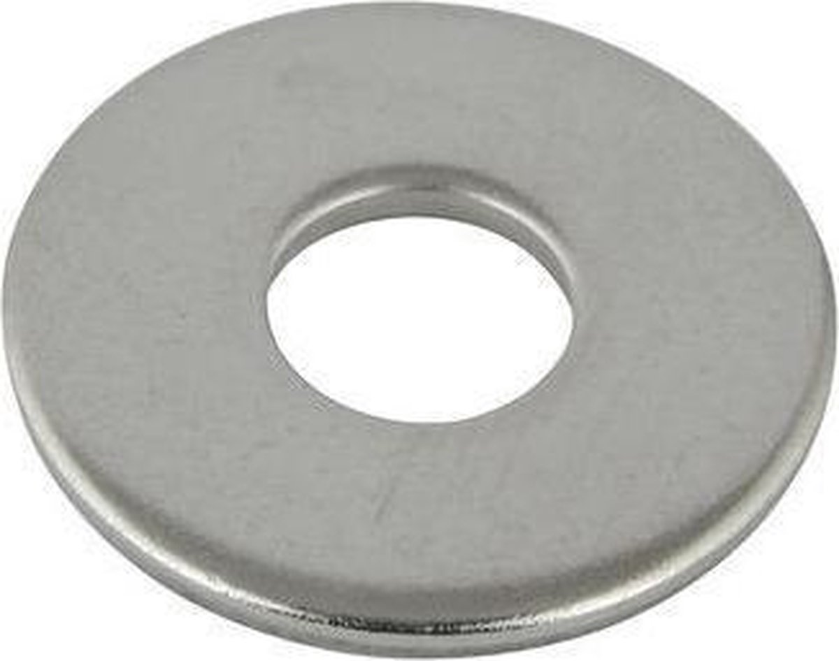 M4 - Carrosseriering DIN9021 - gegalvaniseerd - vlakke sluitring- 15 ...