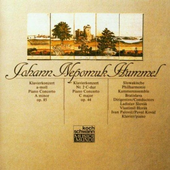 Johan Nepomuk Hummel - Op.85 & Op.44, Pavol Kovác | Muziek | bol