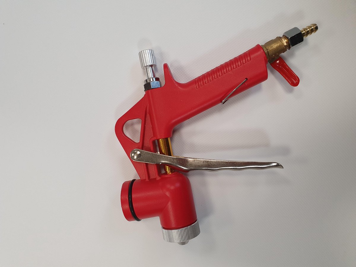 Perslucht trechterpistool voor het spuiten van kurk, verf, mortel etc ...
