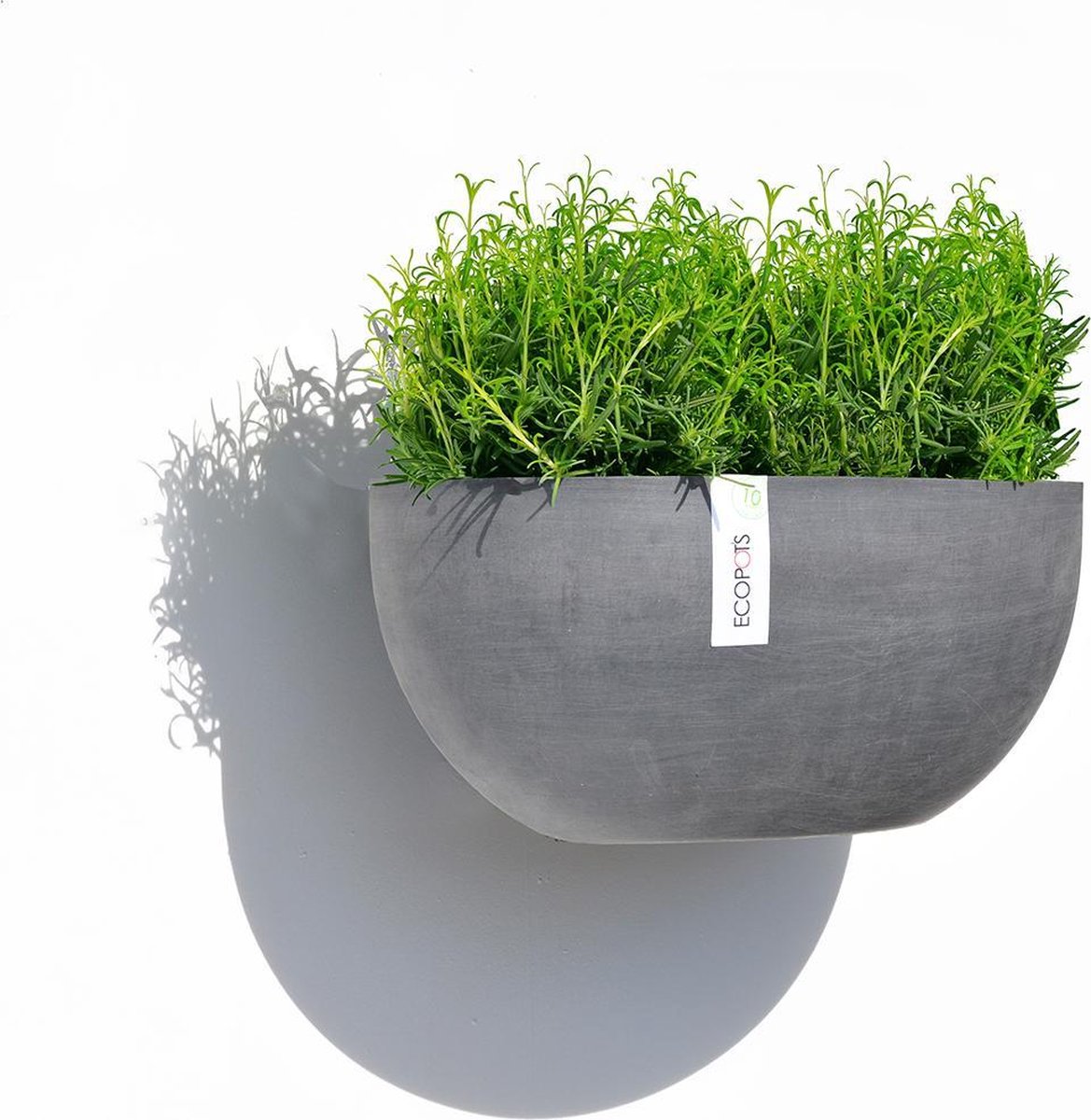 Ecopots SOFIA WALL Grey 43 | bol.com