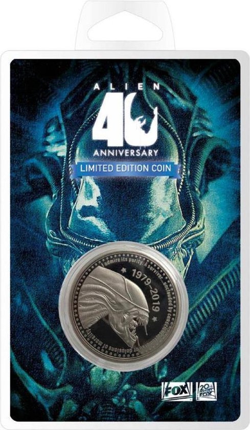 Alien 40th Anniversary Limited Edition Coin. | bol.com