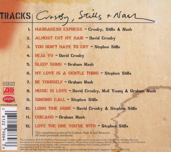 CSN Demos, Crosby, Stills & Nash | CD (album) | Muziek | bol.com