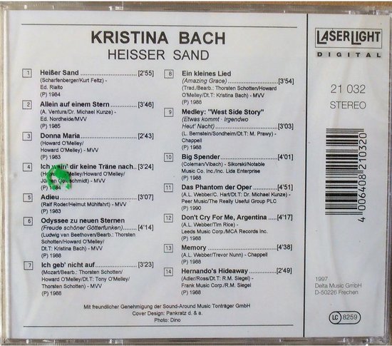 Heisser Sand [Laserlight], Kristina Bach | CD (album) | Muziek | bol.com