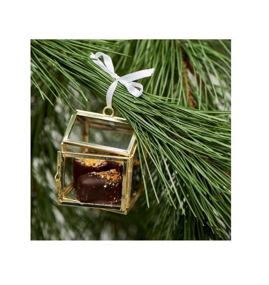 French Glass Christmas Box Ornament | bol.com
