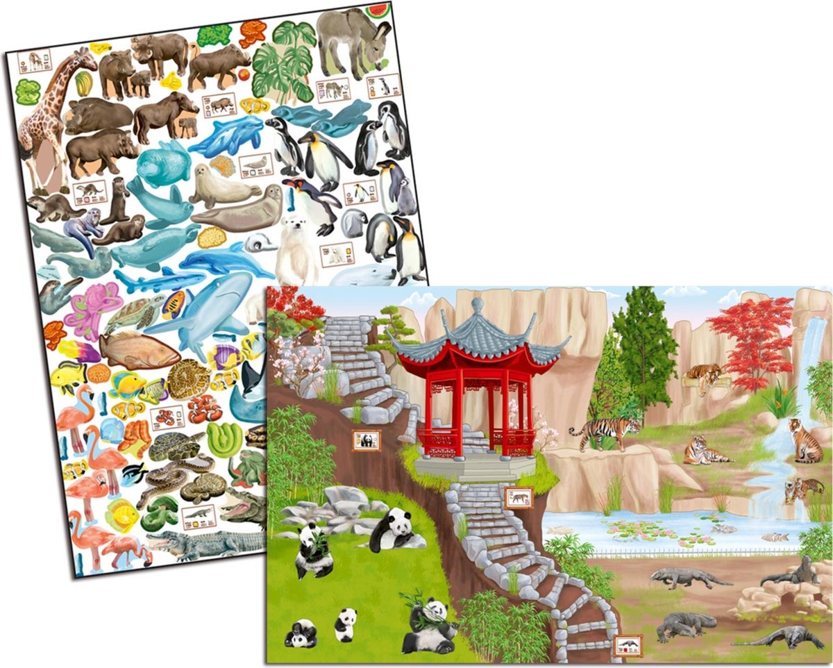 Create Your ZOO Stickerboek | Games | bol.com