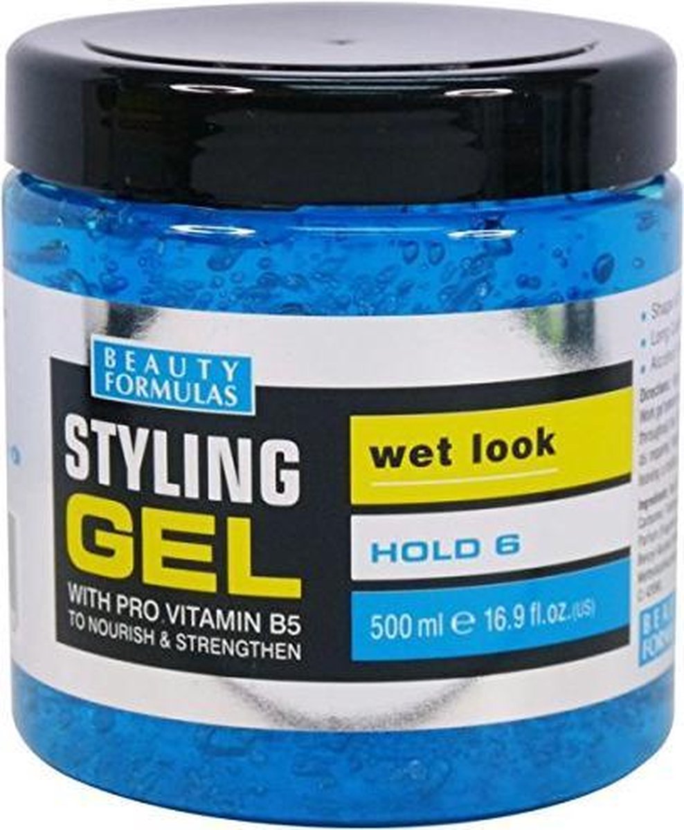 Styling Gel Beauty Formulas Wet Look Hair Gel - 500ml | bol.com Styling Gel Beauty Formulas Wet Look Hair Gel - 500ml | bol.com